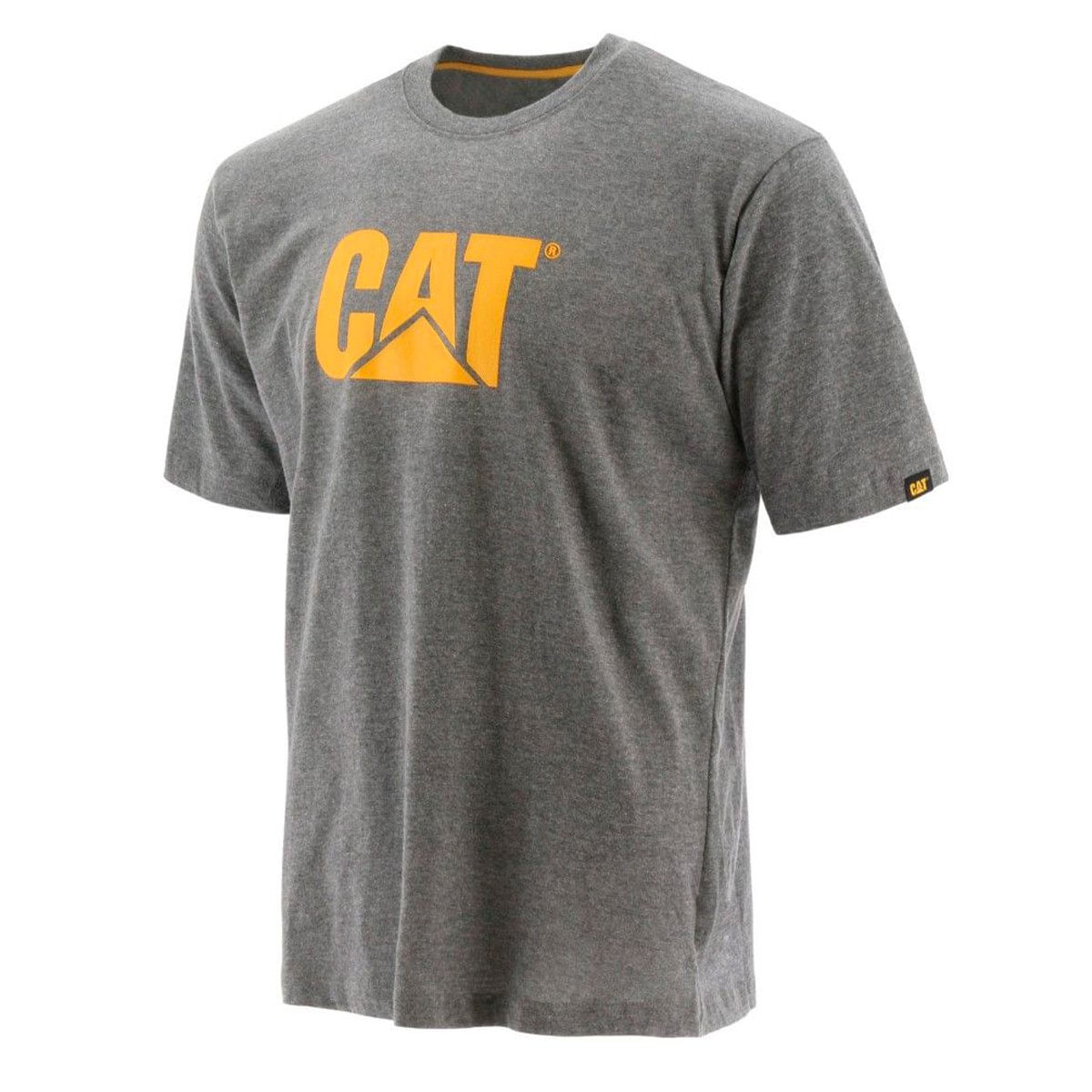 Remera Cat Hombre Tm Logo Gris - My Shuzz - Tienda Online en Paraguay