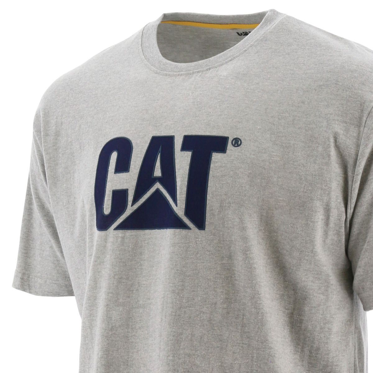 Remera Cat Hombre Tm Logo Gris - My Shuzz - Tienda Online en Paraguay