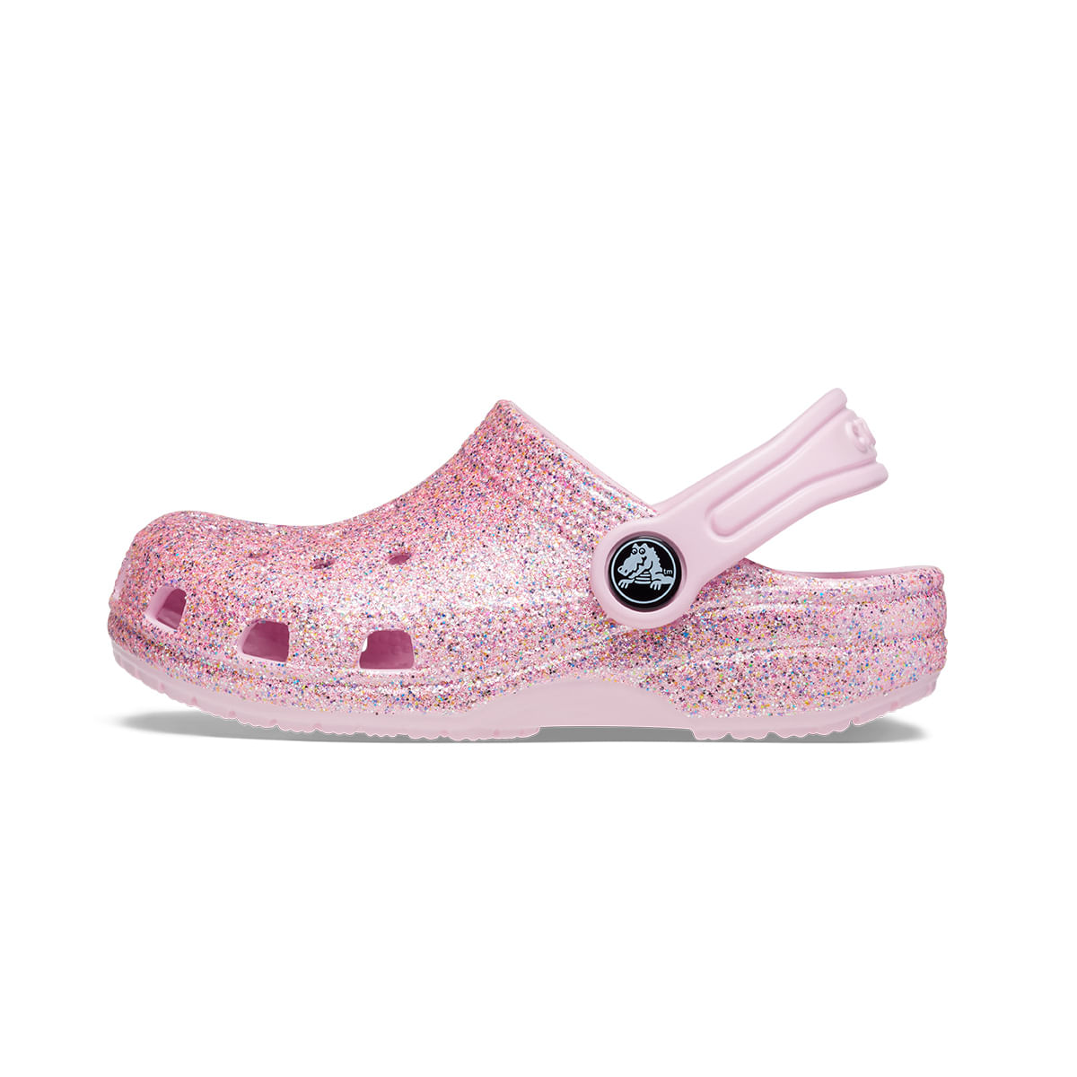 Crocs Rosa Classic Glitter Clog T Niños - My Shuzz - Tienda Online en ...