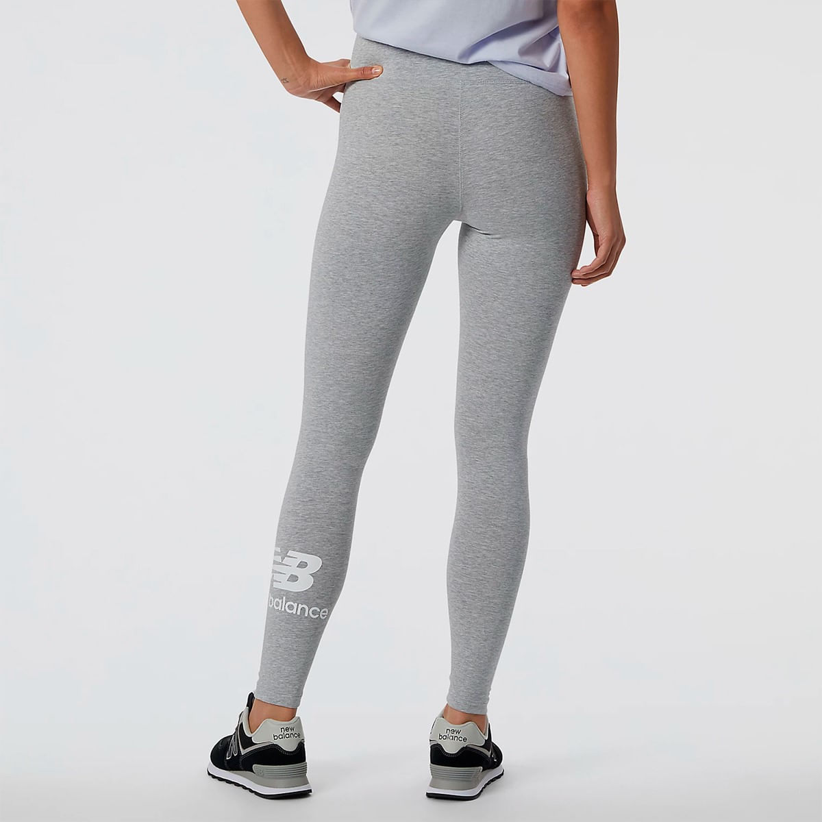 New Balance Nb Essentials Stacked Legging Gray - My Shuzz - Tienda ...