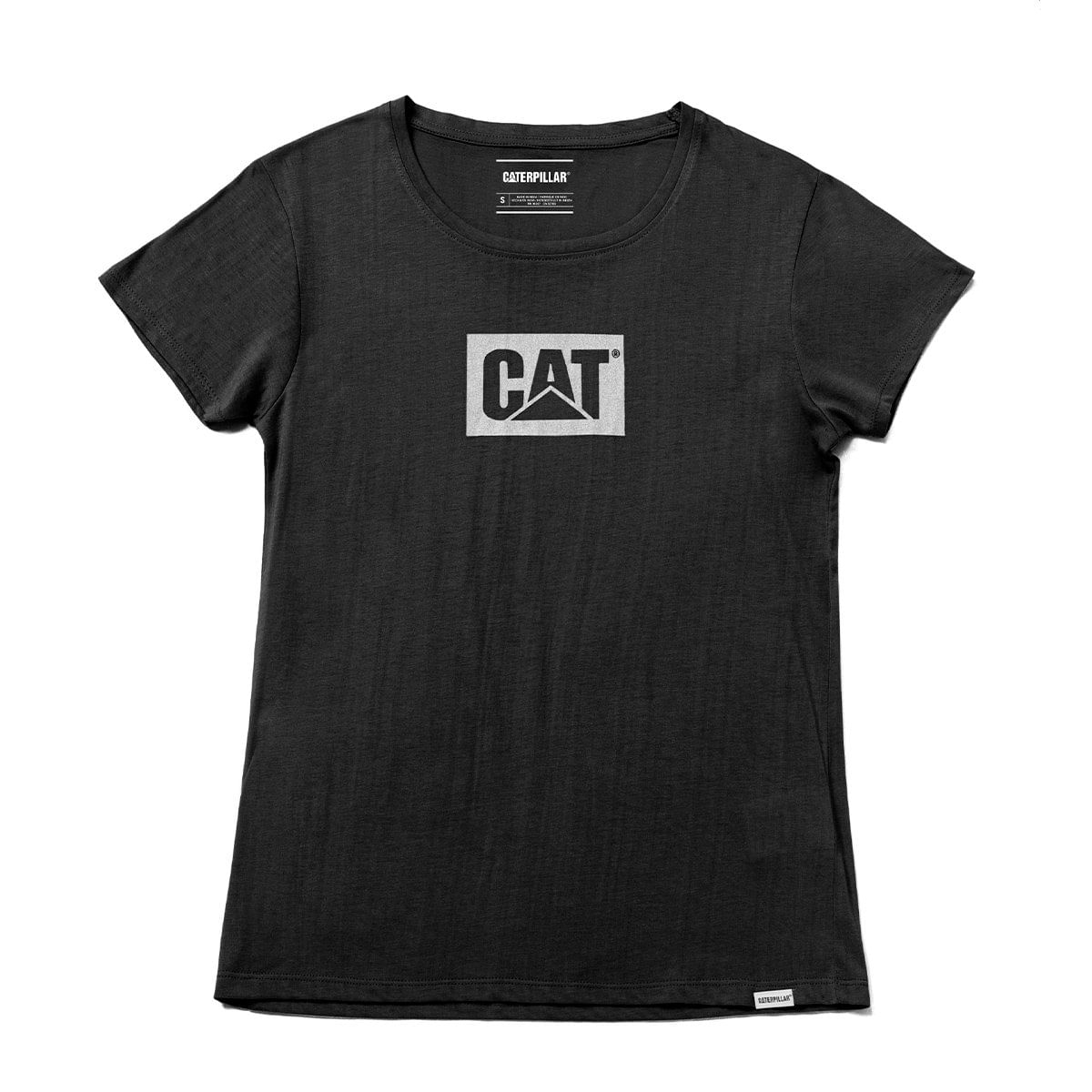 Remera Mangas Cortas Cat - Mujer Metallic Branded Box - Cat Lifestyle ...