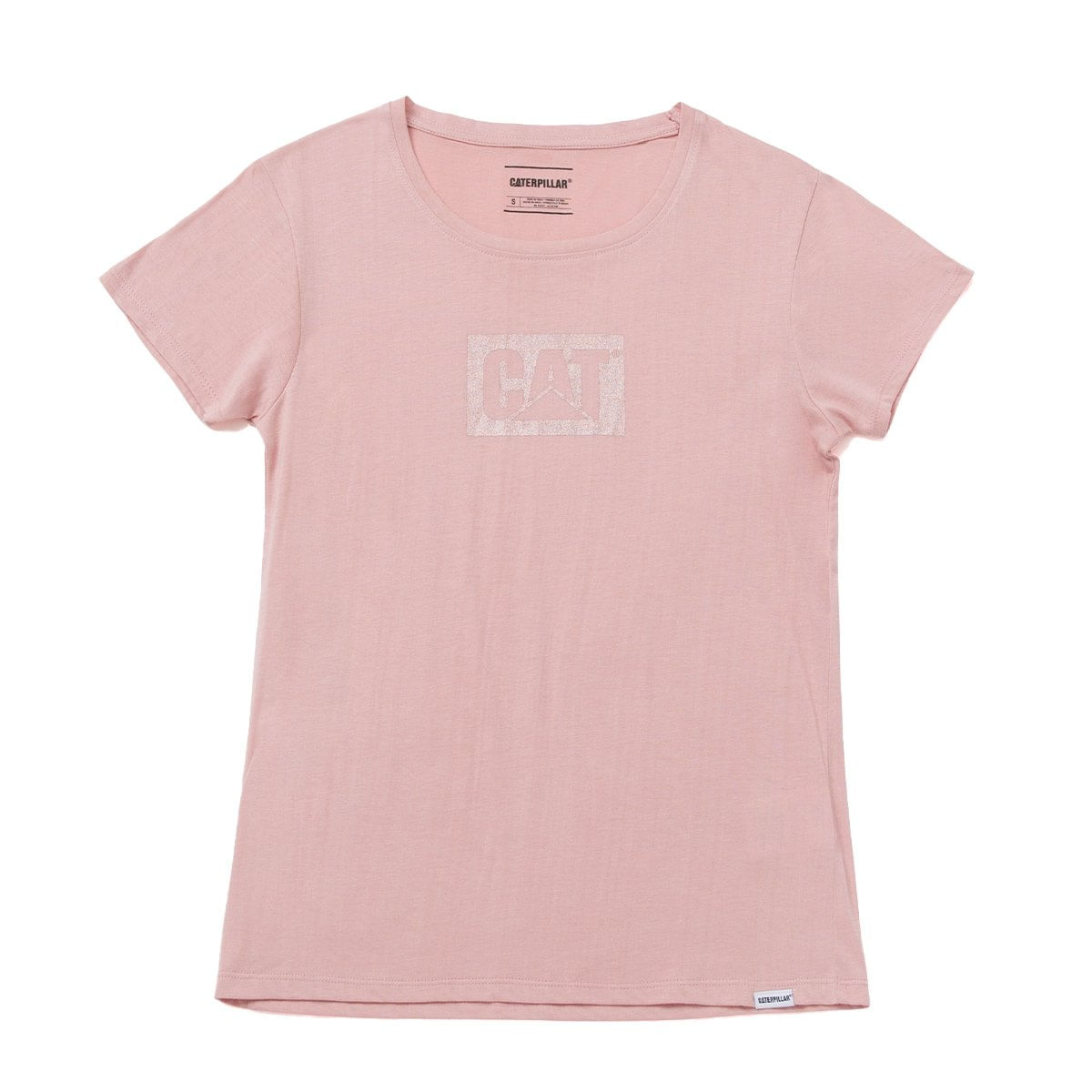 Remera Mangas Cortas Cat - Mujer Metallic Branded Box - Cat Lifestyle ...