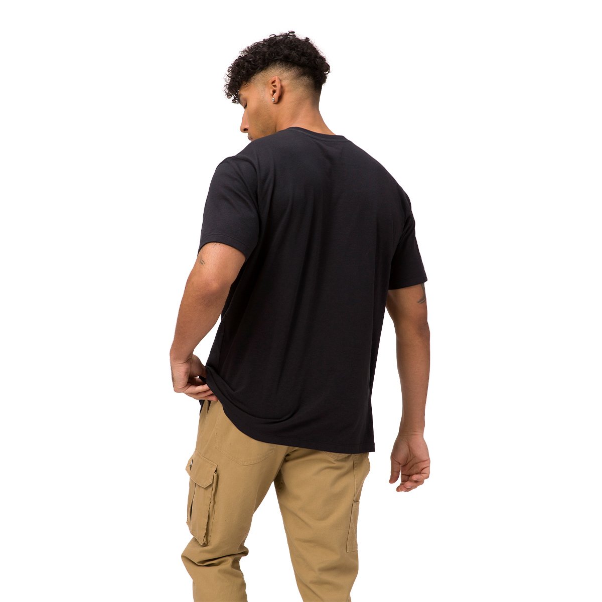 Remera Cat Hombre Original Logo Negro - My Shuzz - Tienda Online en ...