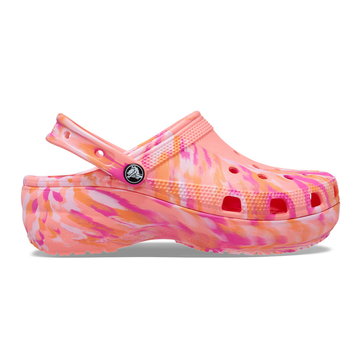 Crocs Multicolor Classic Platform Tiedye Mujer - My Shuzz - Tienda ...