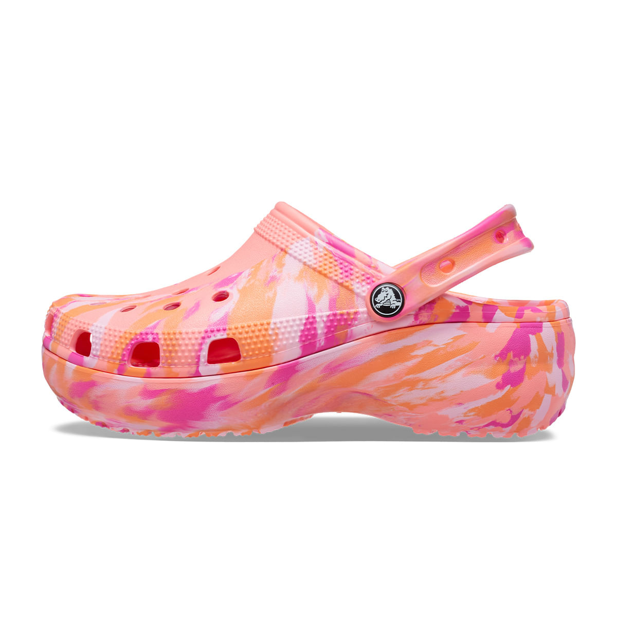 Crocs Multicolor Classic Platform Tiedye Mujer - My Shuzz - Tienda ...