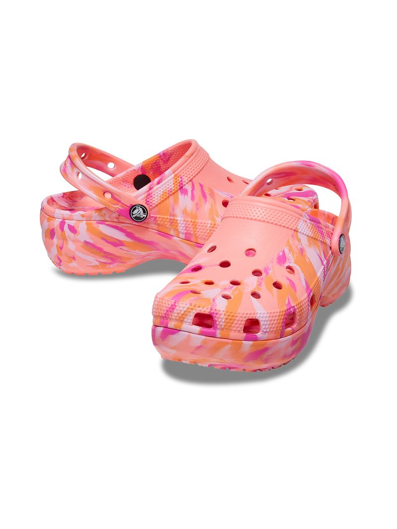 Crocs Multicolor Classic Platform Tiedye Mujer - My Shuzz - Tienda ...