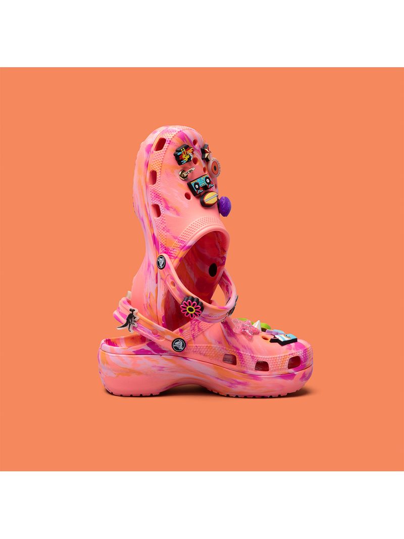 Crocs Multicolor Classic Platform Tiedye Mujer - My Shuzz - Tienda ...