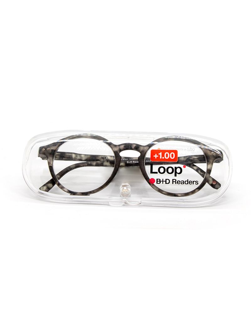 B+D LENTE DE LECTURA LOOP READER MATT GREY TORTOISE - My Shuzz - Tienda ...