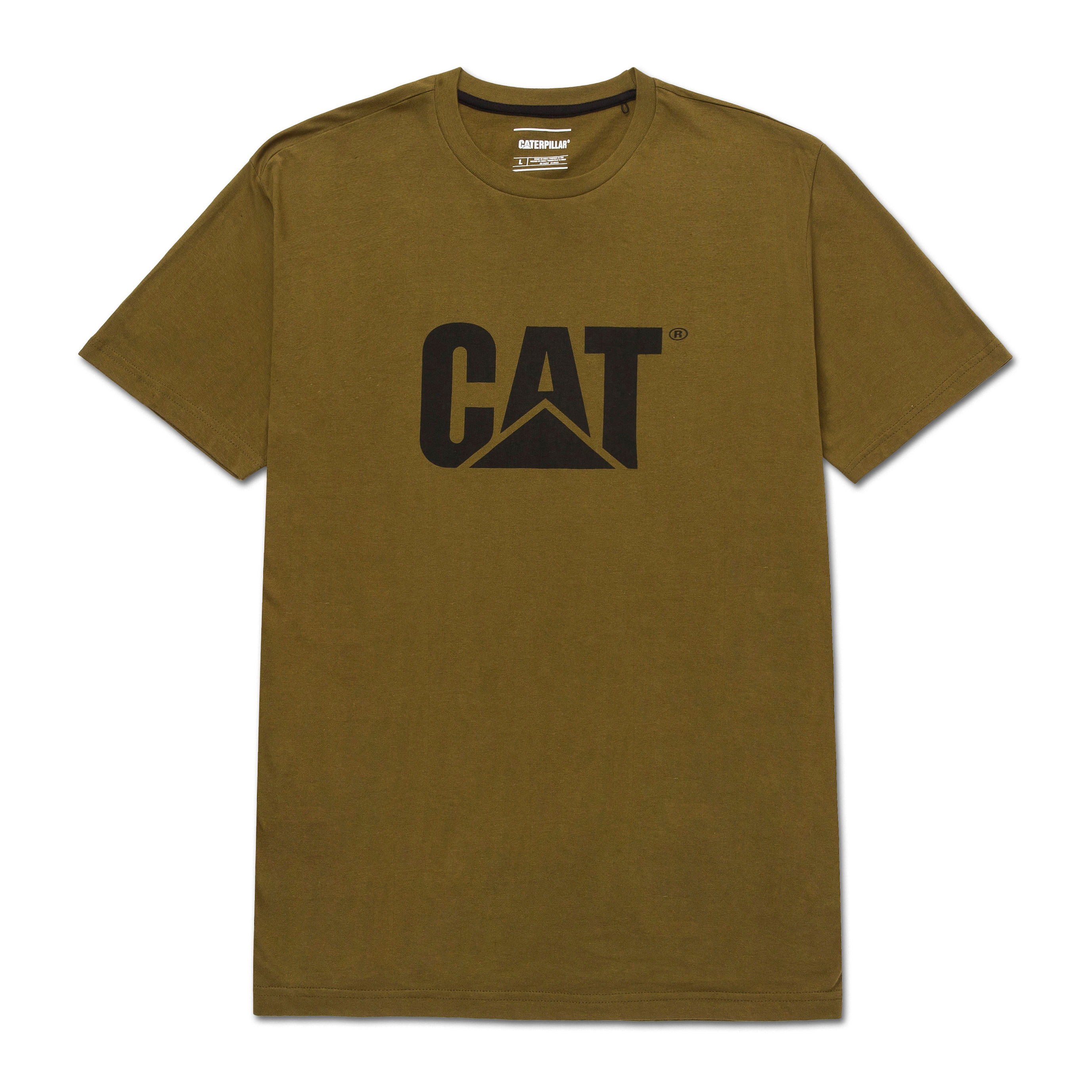 Remera Cat Hombre Original Fit Logo Verde - Cat Lifestyle Paraguay ...