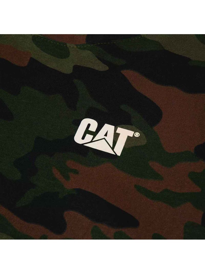 Remera Cat Mujer Cat Logo Camuflado - Cat Lifestyle Paraguay - Tienda ...