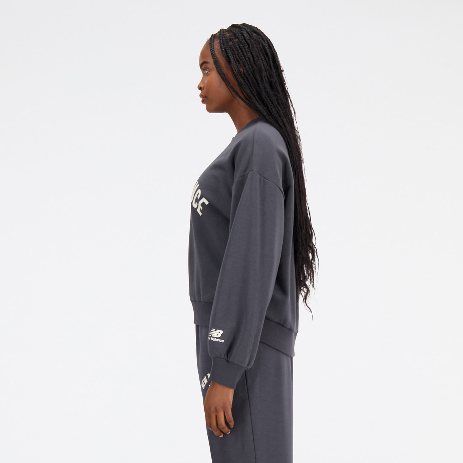 Suéter New Balance Mujer Essentials Gris - New Balance Paraguay ...