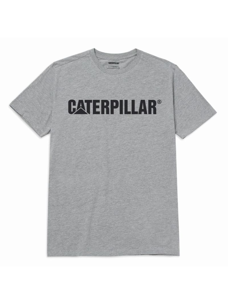 Remera Cat Hombre Original Fit Caterpillar Logo Gris - My Shuzz ...
