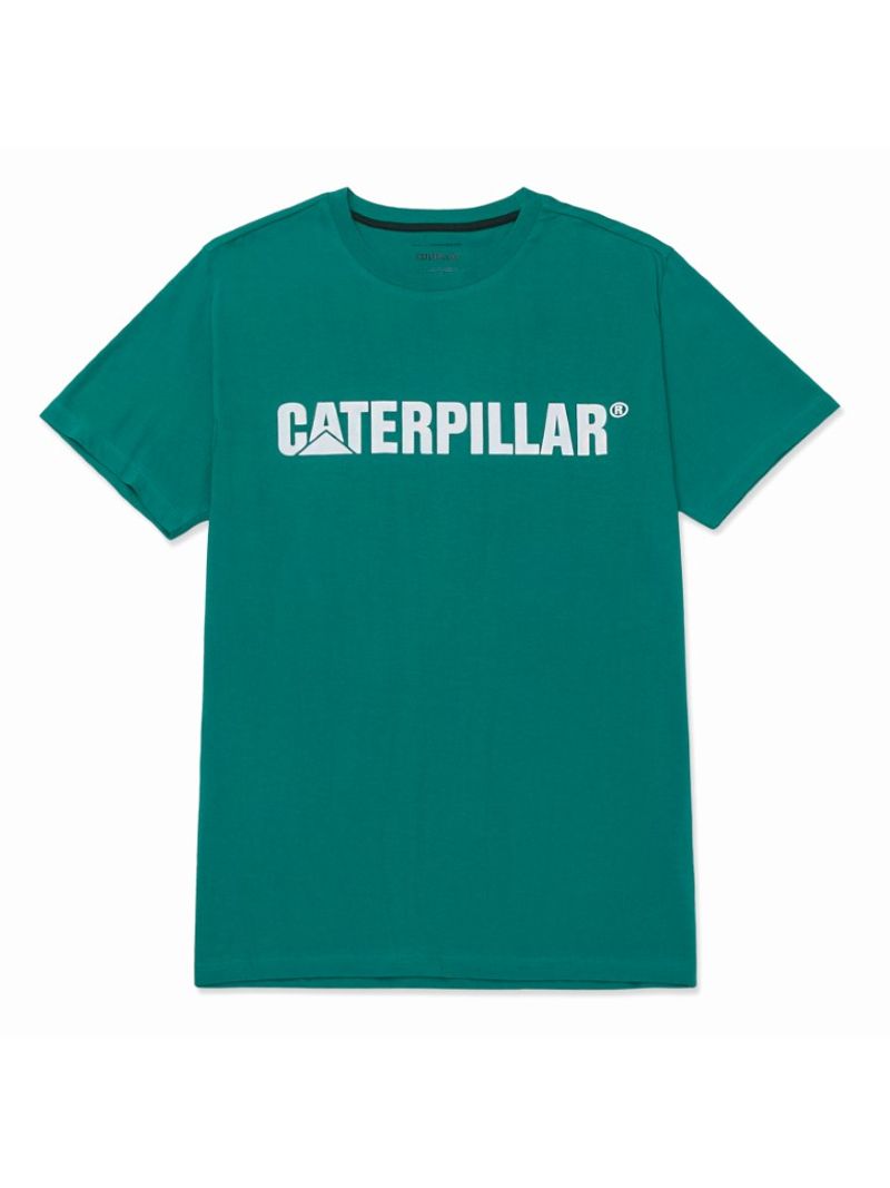 Remera Cat Hombre Original Fit Caterpillar Logo Verde - Cat Lifestyle ... Remera Cat Hombre Original Fit Caterpillar Logo Verde - Cat Lifestyle ...