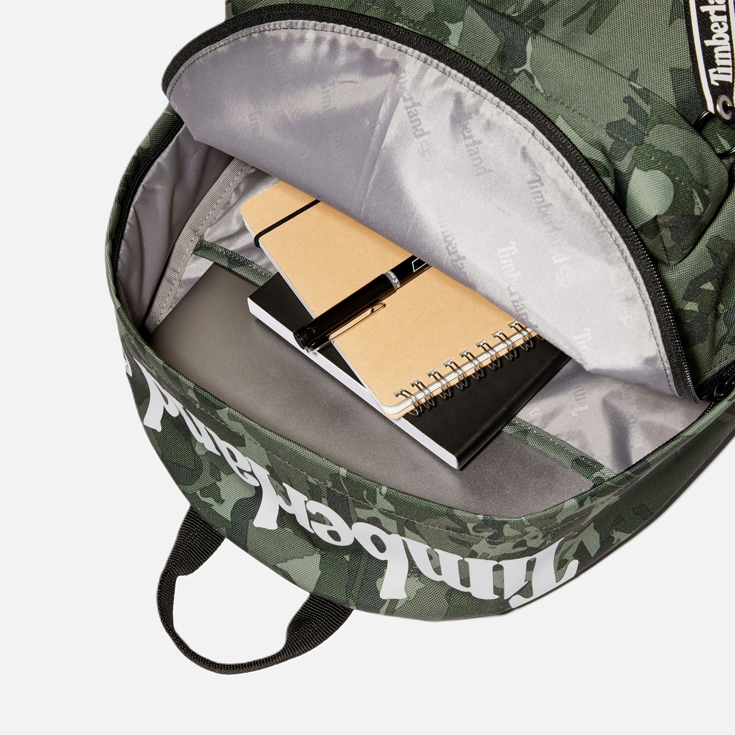 Mochila Timberland Print 900D Verde - Timberland Paraguay – Tienda Oficial