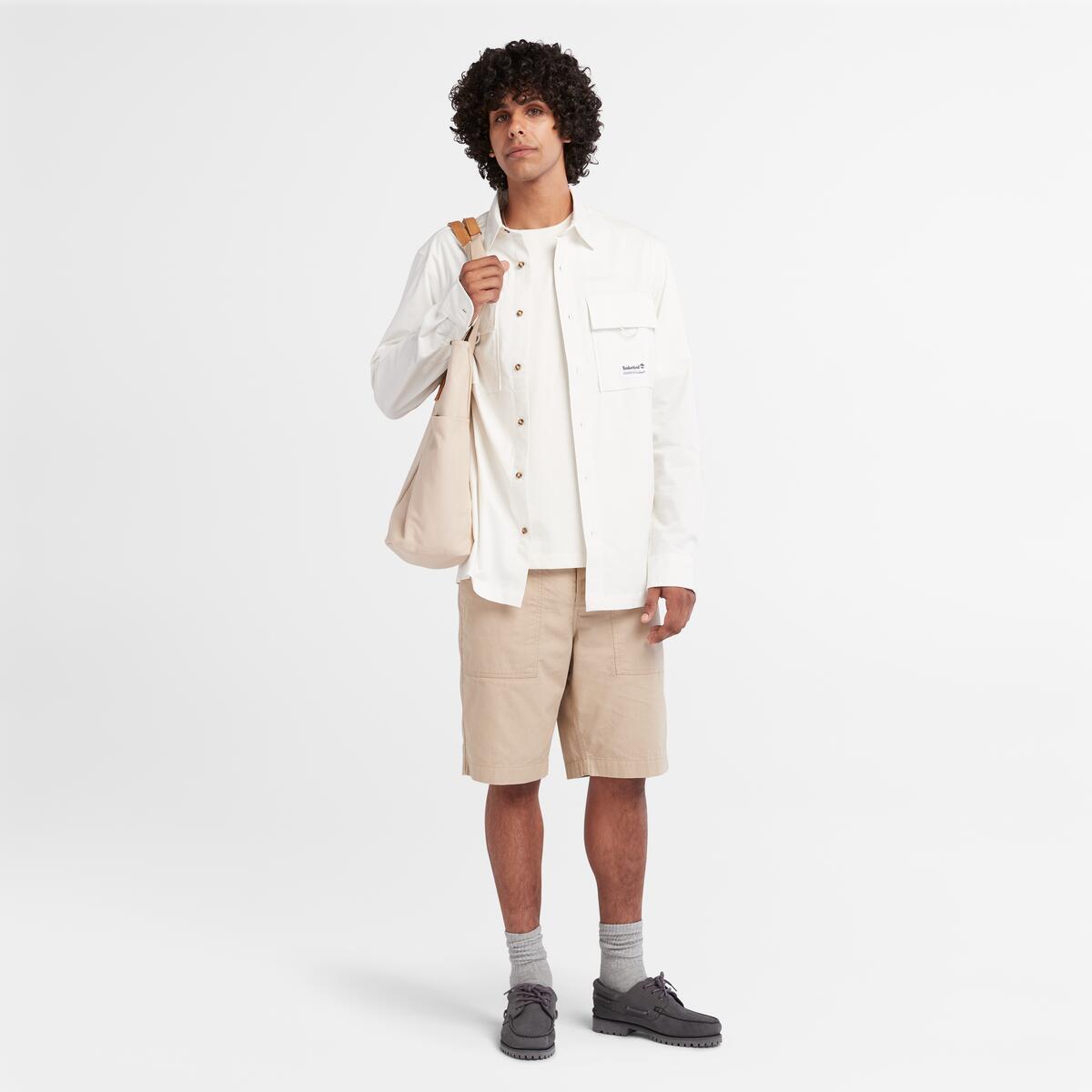 Short Largo Timberland Hombre Fatigue Beige - My Shuzz - Tienda Online ...