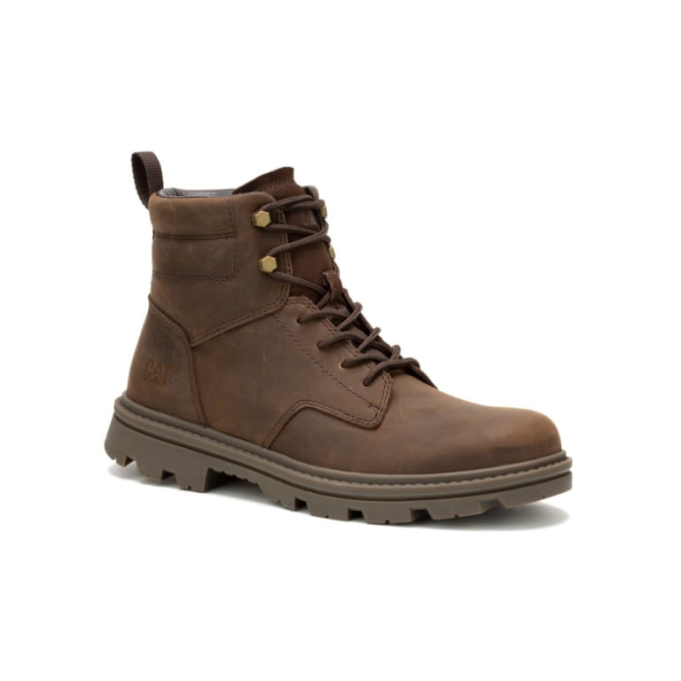 Bota Cat Hombre Practitioner Mid Marron - My Shuzz - Tienda Online en ...