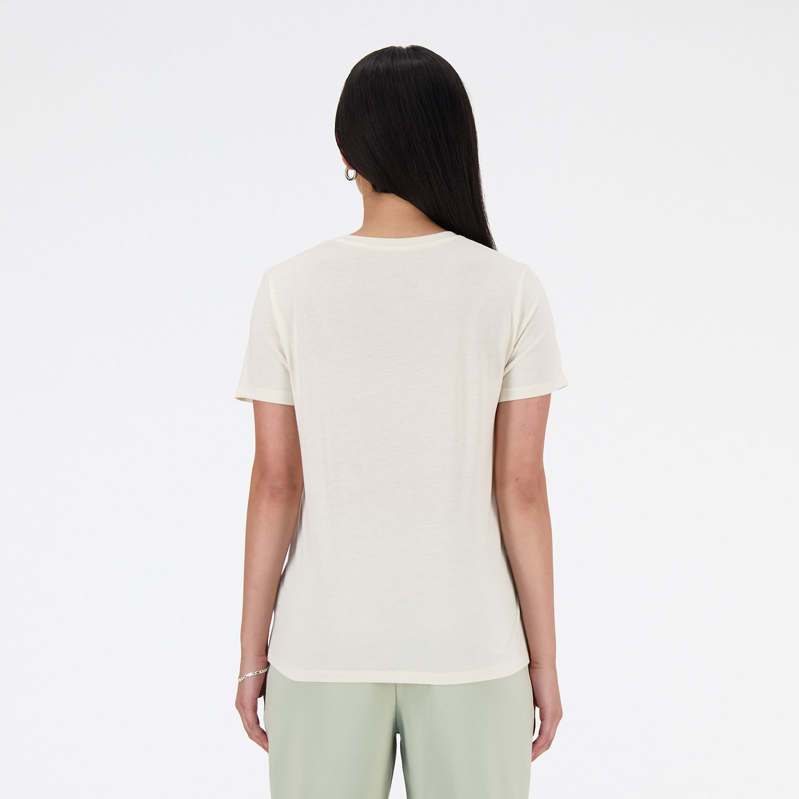 Remera New Balance Mujer Heathertech Beige - New Balance Paraguay ...