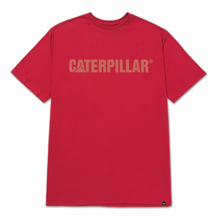 Remera Cat Hombre Caterpillar Logo Rojo - Cat Lifestyle Paraguay ...