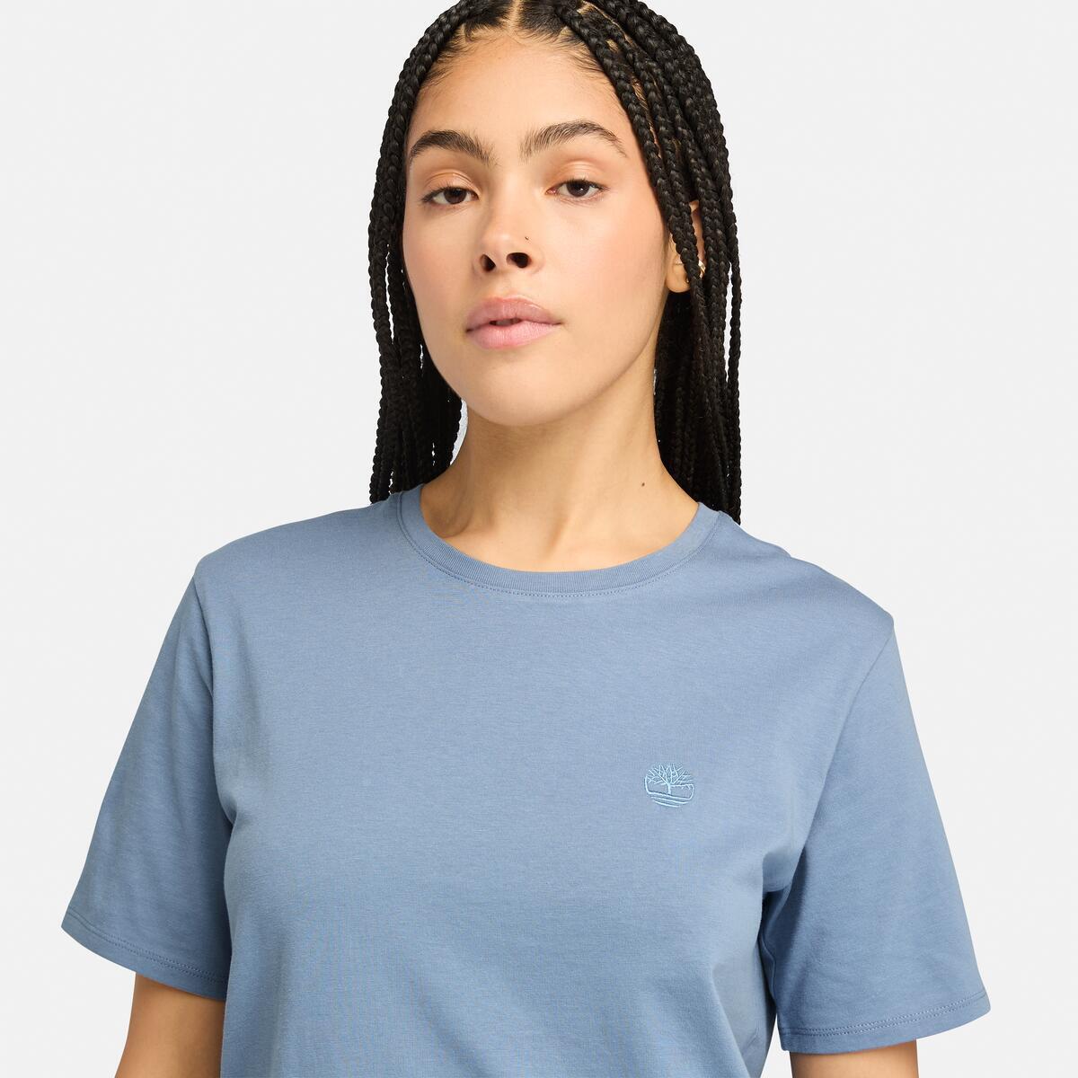 Remera Timberland Mujer Dunstan Celeste - Timberland