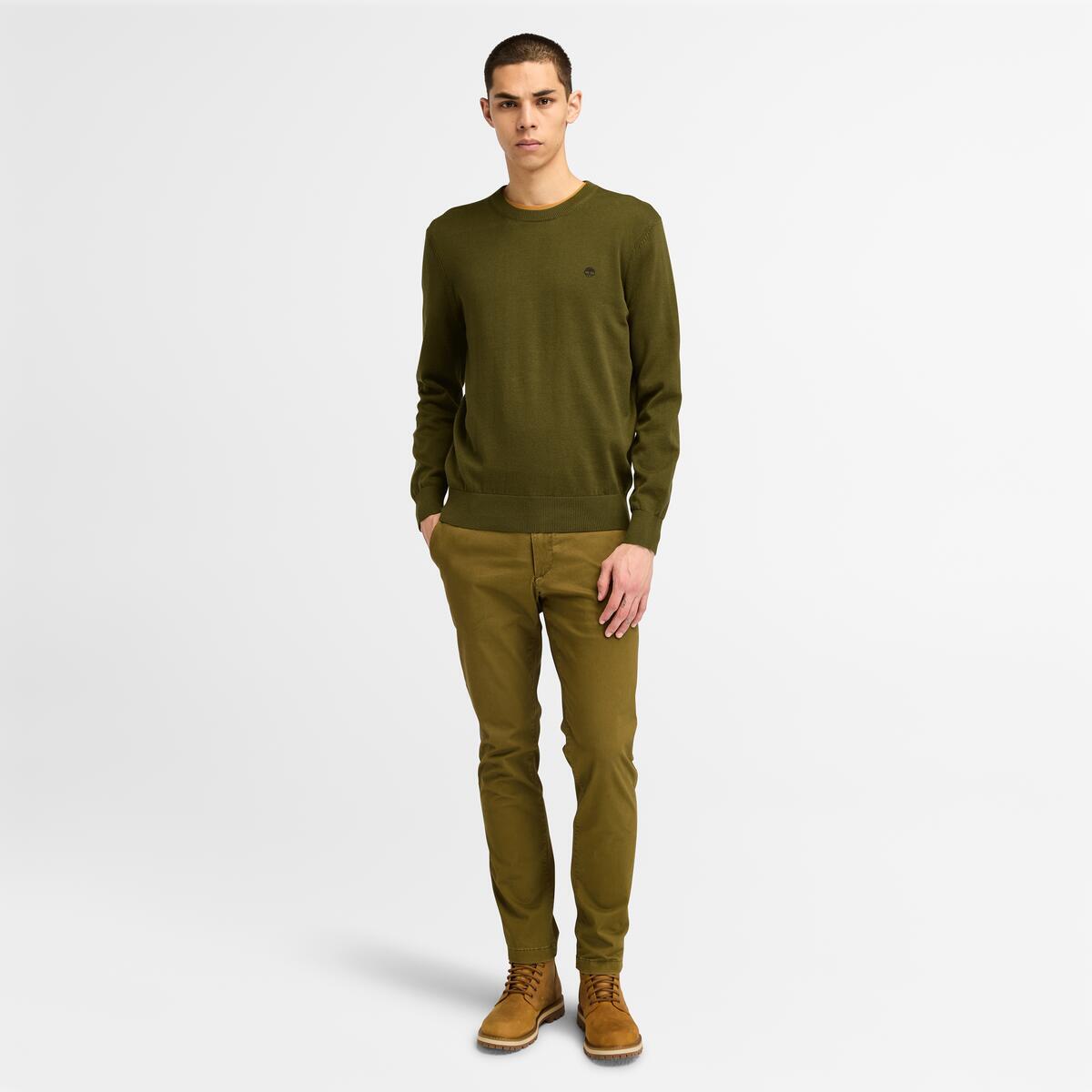 Suéter Timberland Hombre River Cotton Verde Oscuro - My Shuzz - Tienda ...
