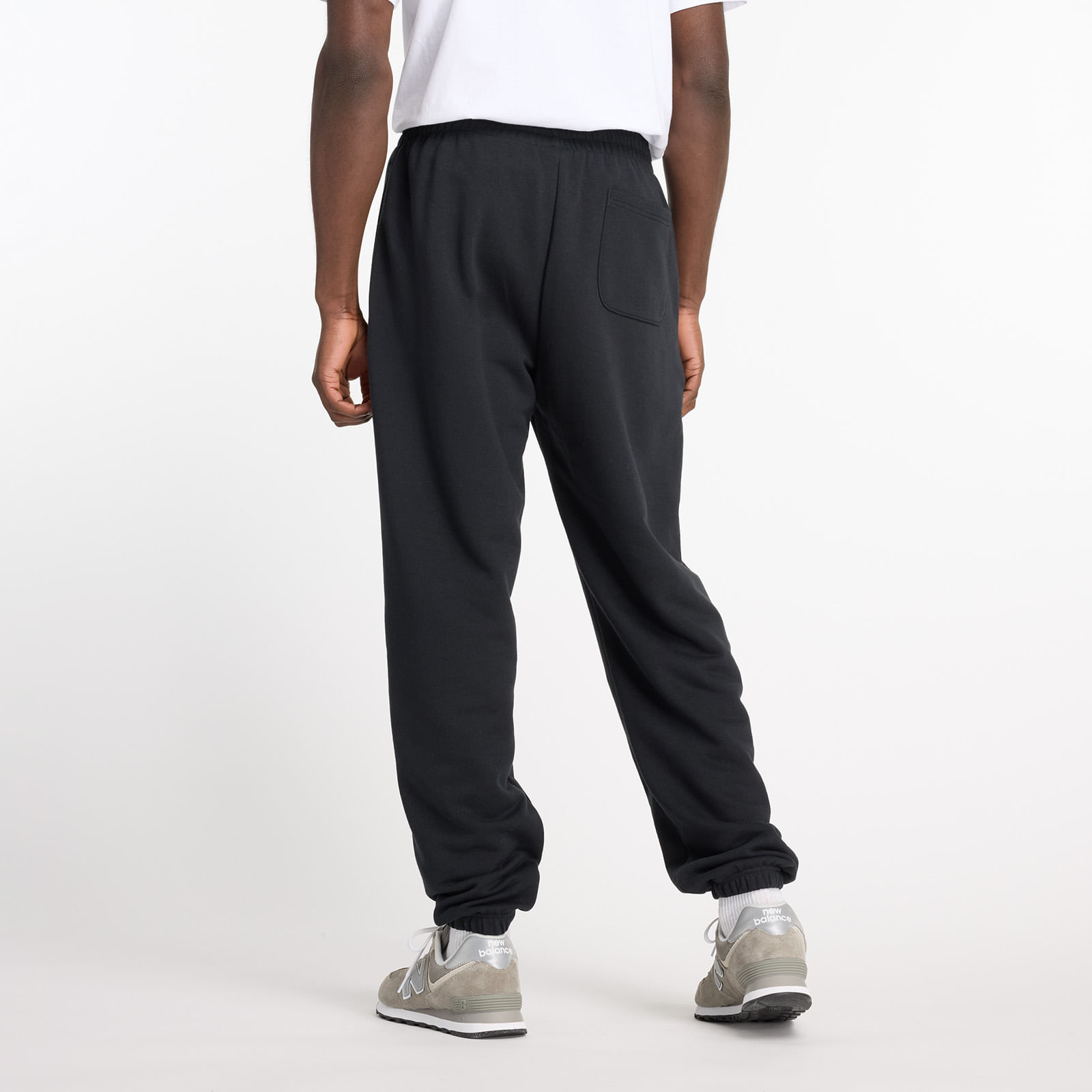 Pantalon New Balance Hombre French Terry Jogger Negro - My Shuzz ...
