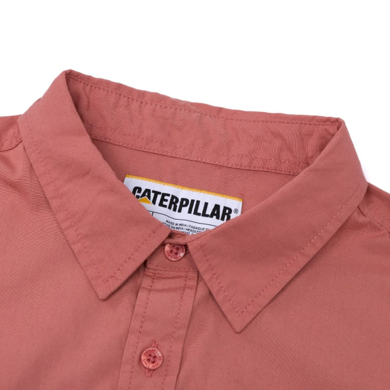 Camisa Cat Hombre Poplin S/S Shirt Rosa - Cat Lifestyle Paraguay ...